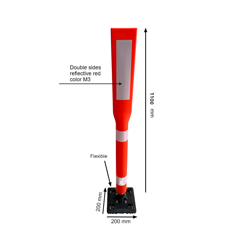 Manufacture's Safety Flexible Guide Post Reflective Bollard Post ...